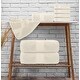 White Classic Luxury Cotton 8Pc Multi Size Towel Set [2 Bath Towels, 2 ...